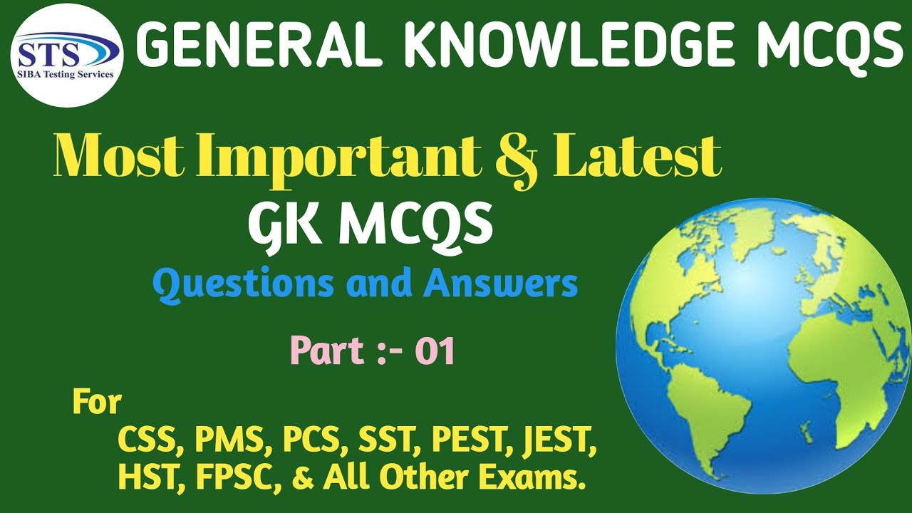 General knowledge Questions and Answers #video | Top 25 Gk Mcqs | NTS ...