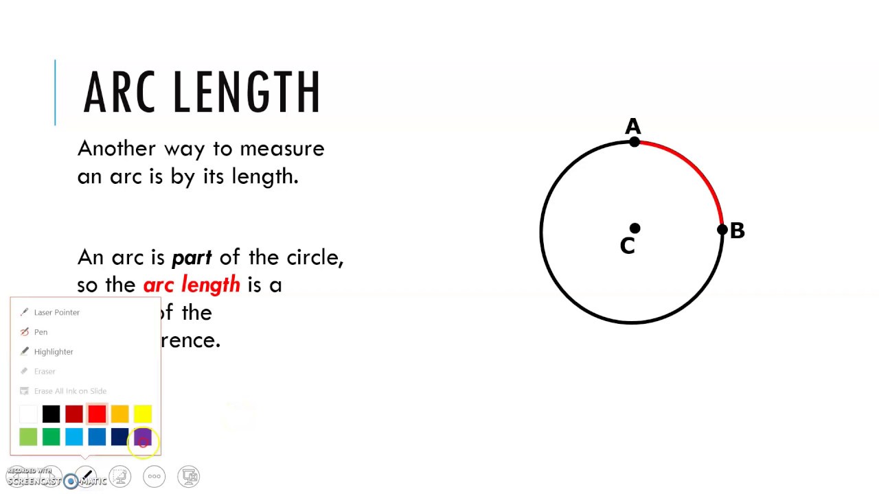 Chapter 11.1 (Day 1) Circumference and Arc Length - YouTube