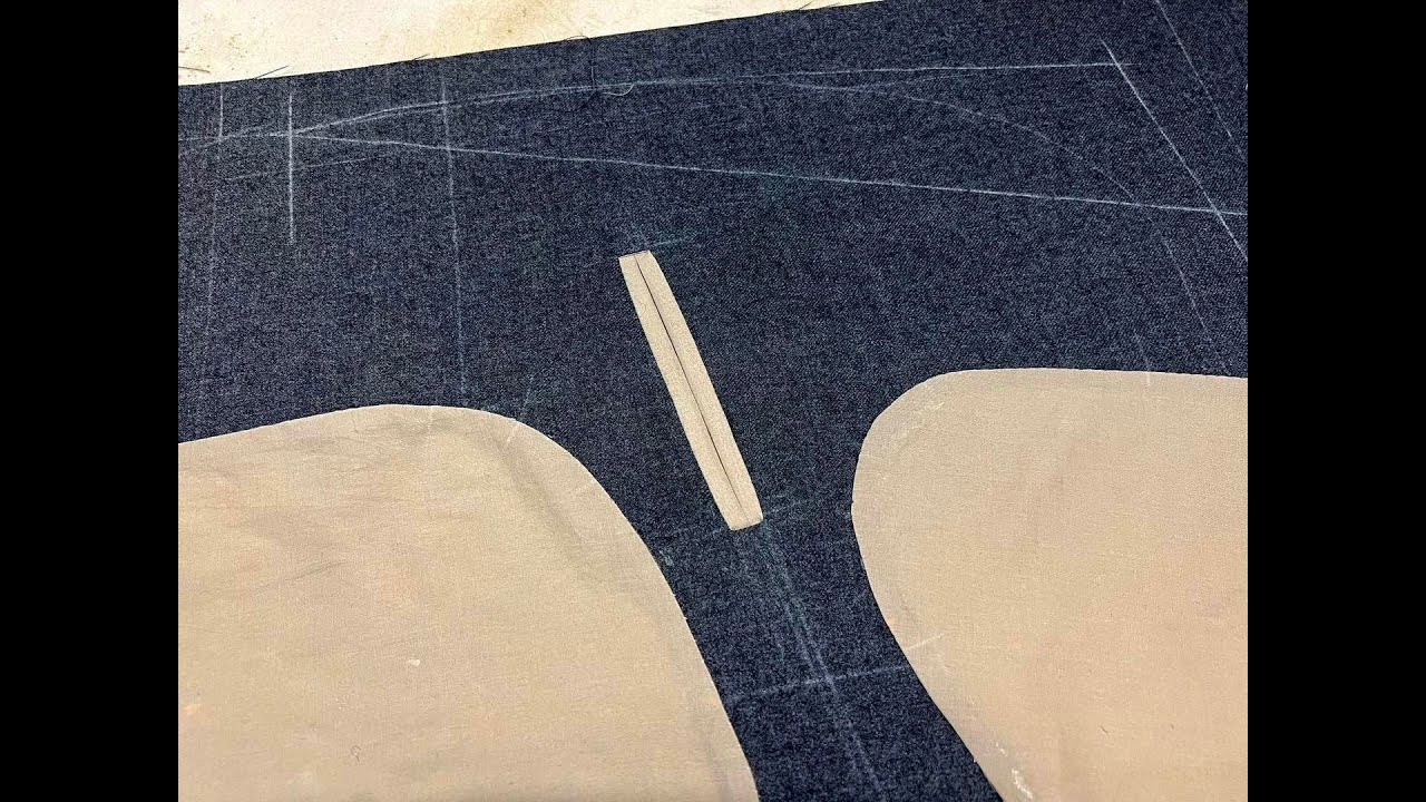Bespoke Tailoring 14 The lining pocket - YouTube