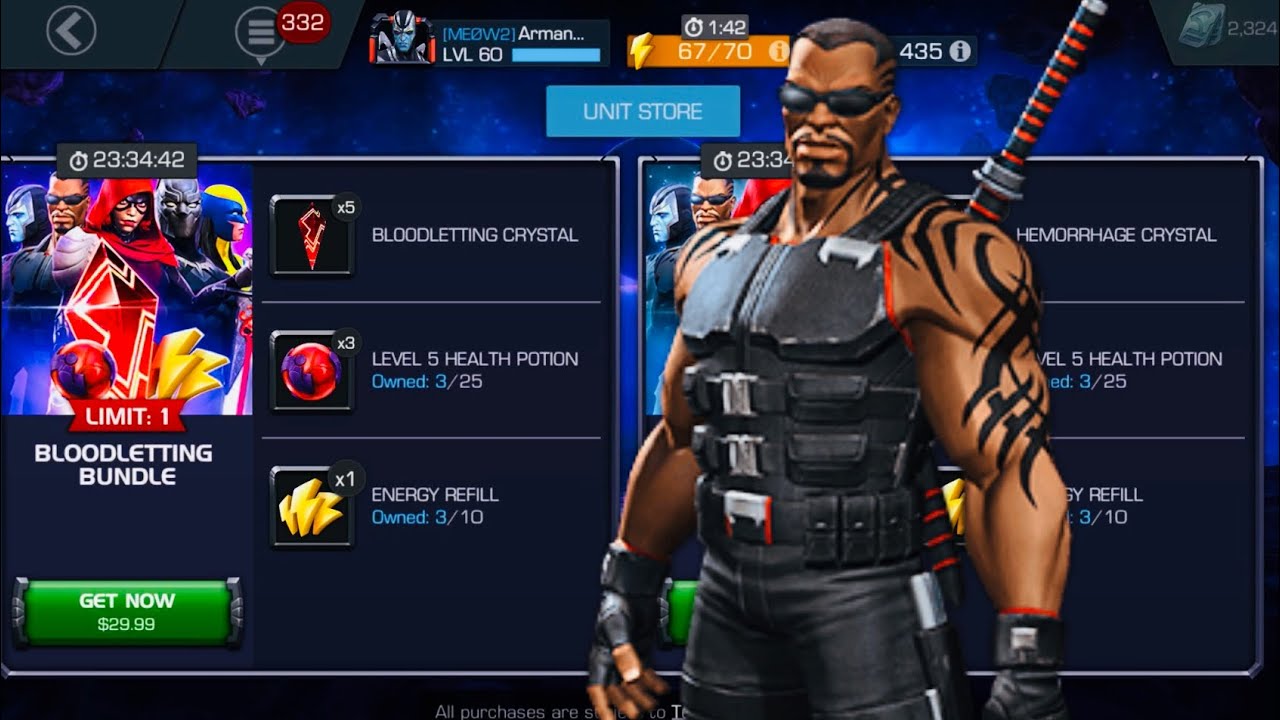 AWESOME BLOODLETTING GMC CRYSTAL OPENING! HUNT FOR 5 STAR BLADE! (MCOC ...