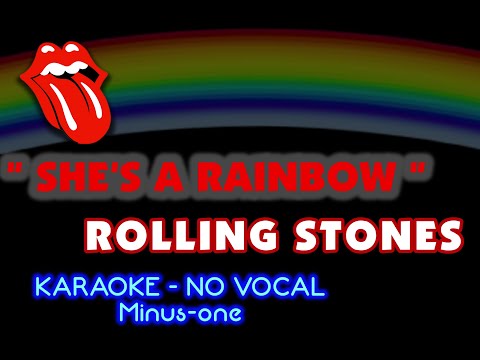 Rolling Stones - SHE'S A RAINBOW. Karaoke - No Vocal.