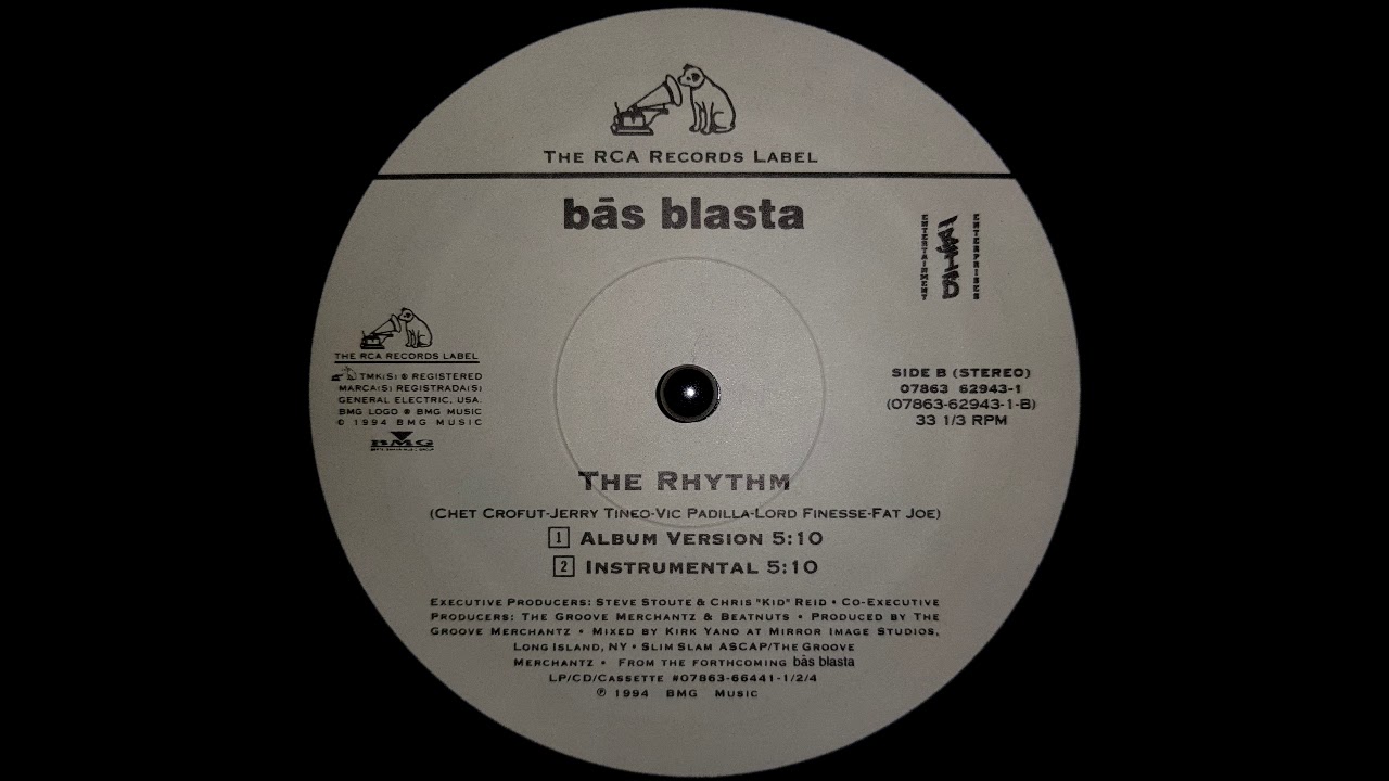 Bās Blasta - The Rhythm (Groove Merchantz Production) (1994) [Promo ...