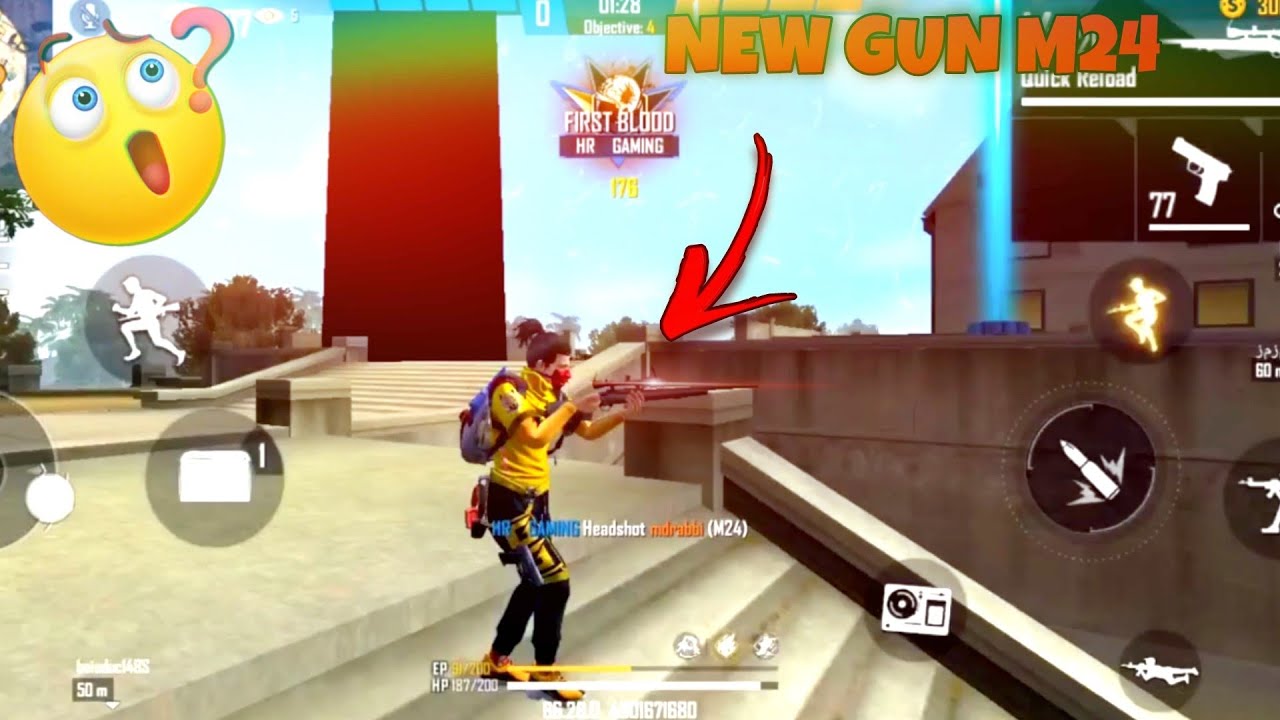 UPCOMING NEW GUN M24 IN FREE FIRE | HR GAMING - YouTube