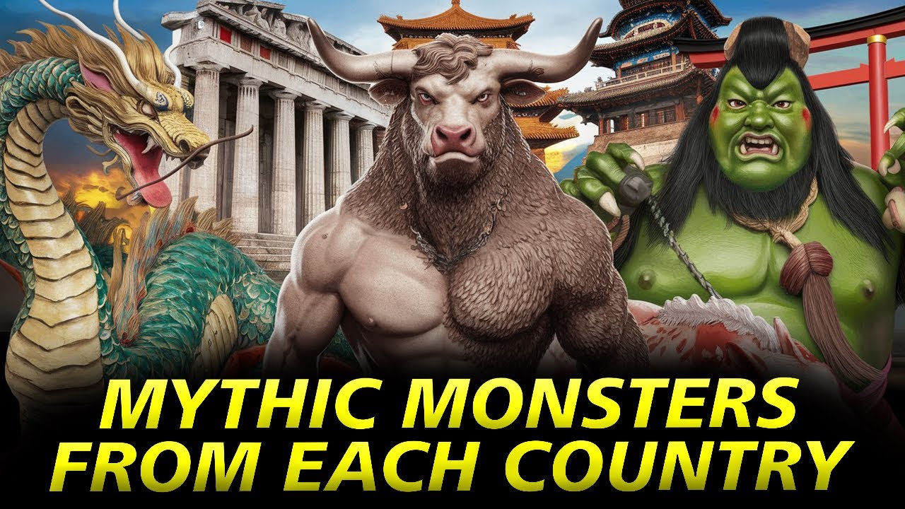 Famous Mythic monsters From Each Country Of World - YouTube