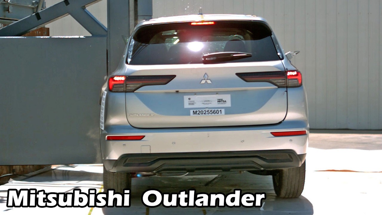 MITSUBISHI OUTLANDER Crash test - nhtsa, ncap, iihs | 2025 | - YouTube