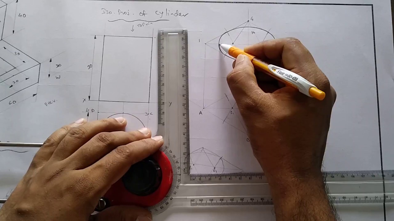 Isometric Projection Of Cylinder Onto Drawing Sheet Using Drafter YouTube isometric-projection-of-cylinder-onto-drawing-sheet-using-drafter-youtube