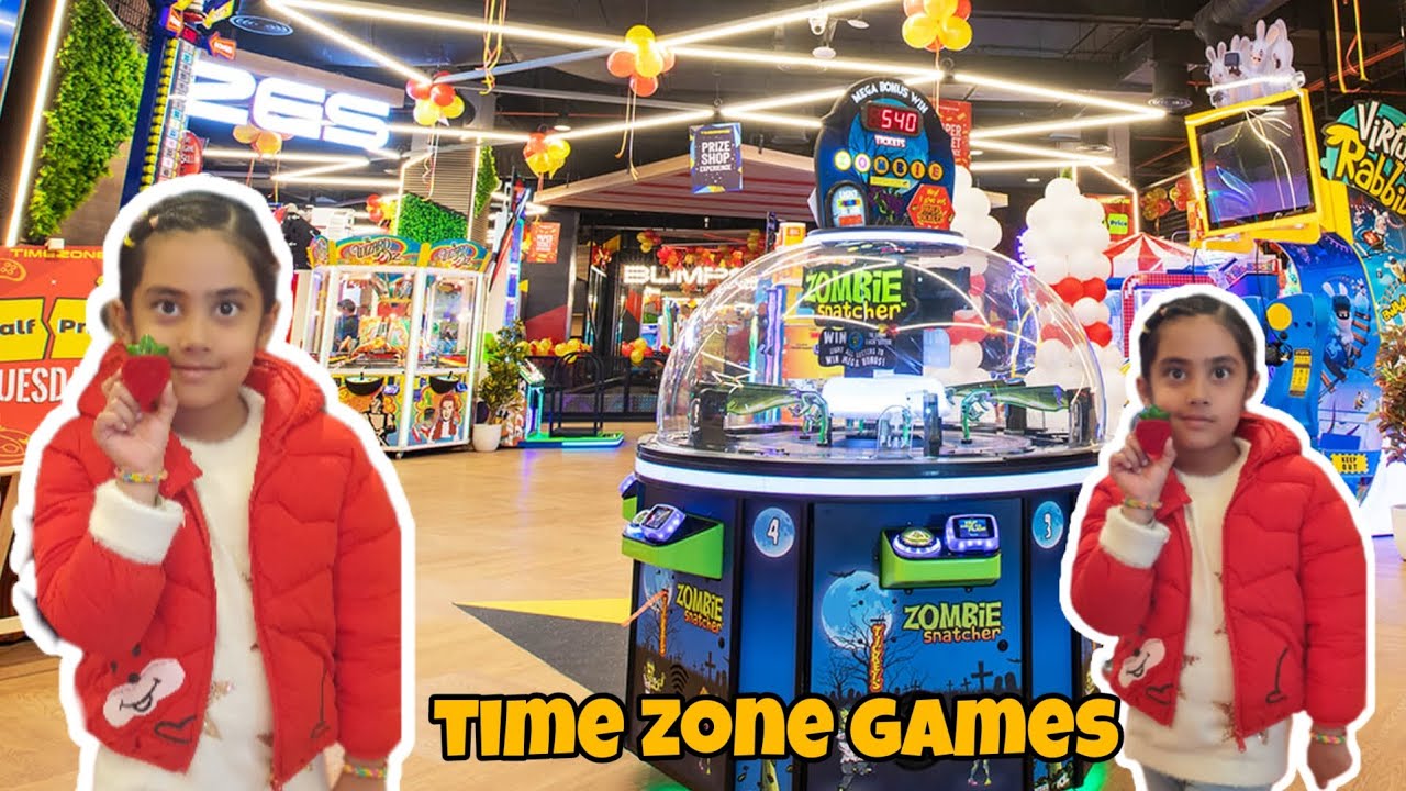 TIME ZONE GAMES 11/3/24 #vlog "THE MALL OF AMRITSAR " #sarawalia - YouTube