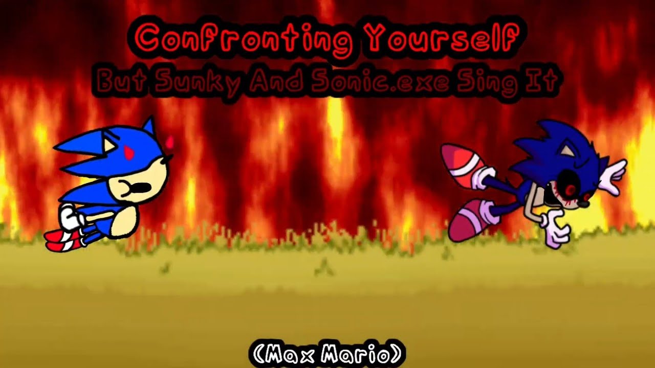 [FNF] Confronting Yourself But Sunky Sings It - YouTube