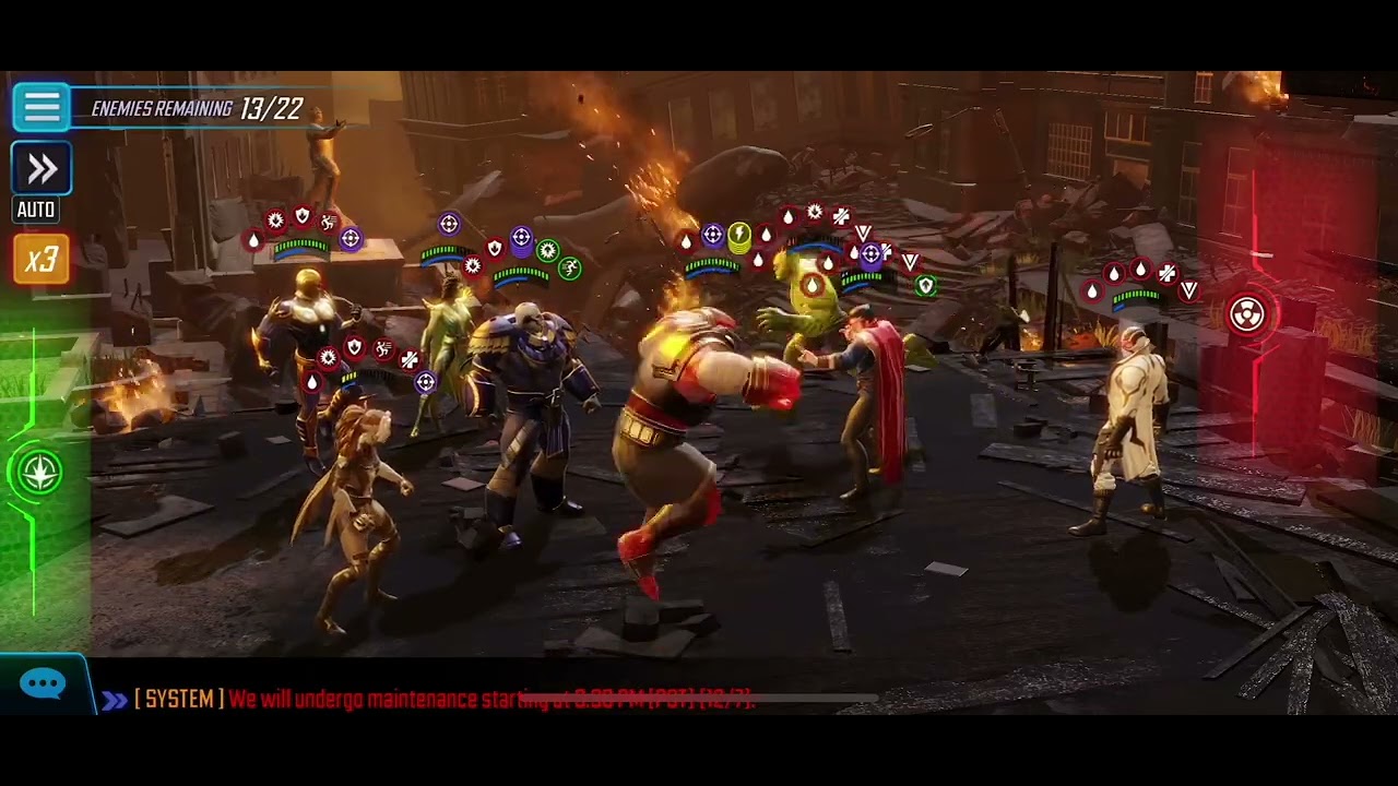 MSF DD6 Horseman node 1, one shot! (Apoc, Morgan, Rogue, Red Hulk, Nova ...