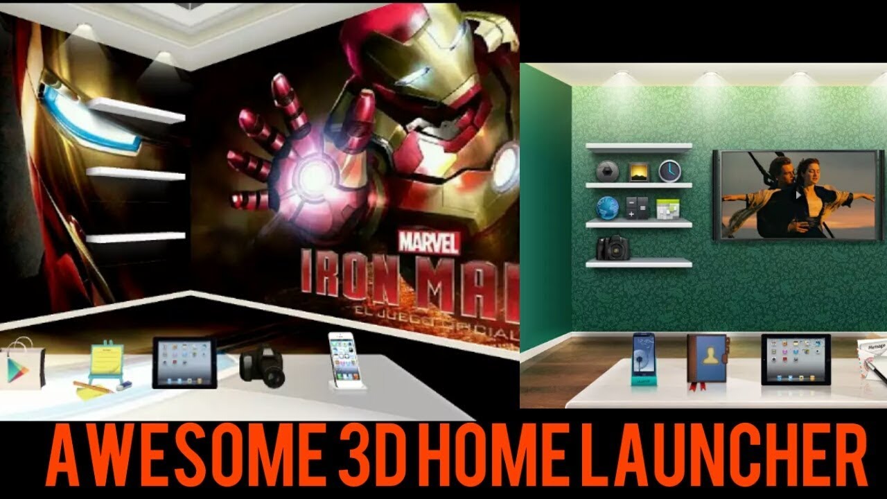 3D Home HD Launcher|| For Android|| By Android Apps|| Download From The ...