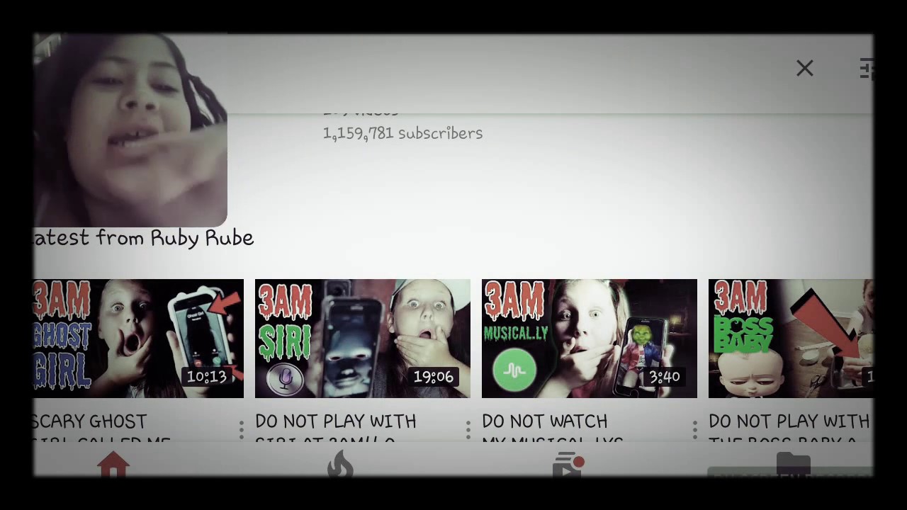 Reacting to Ruby Rube ghost girl - YouTube