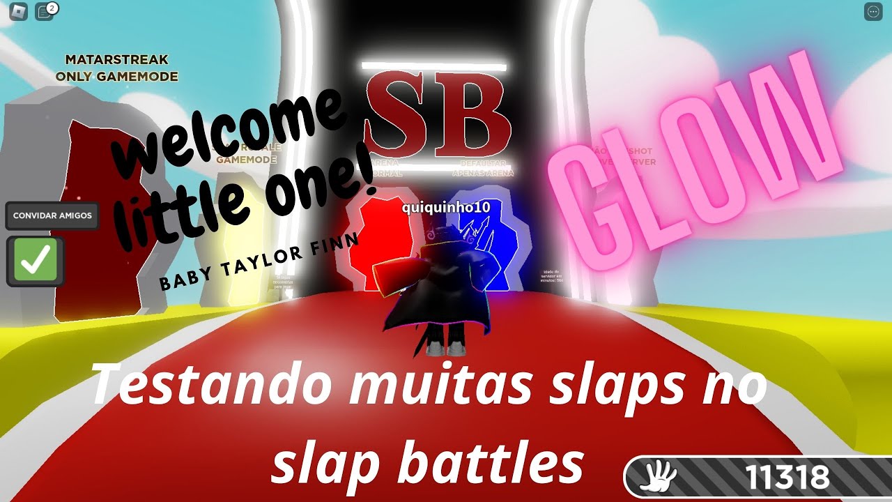 Testando Várias Slap no Slap Battles - YouTube