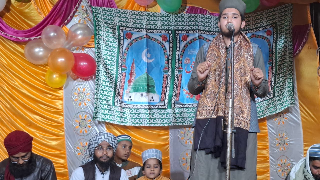 Youm e viladat Mola Ali R.A. live Gulame Ahmad Raza live Qari Imran ...