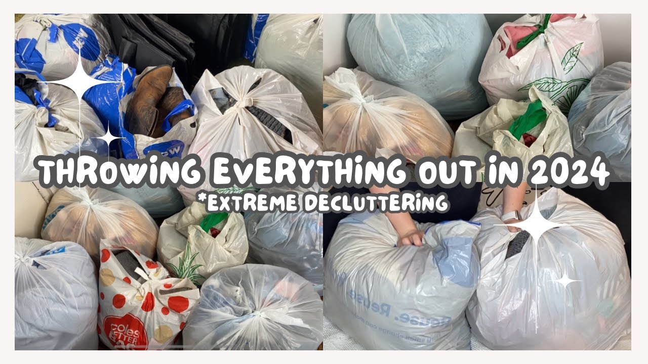 *FULL VIDEO* 30 DAYS OF DECLUTTERING THROWING OUT EVERYTHING I OWN IN ...