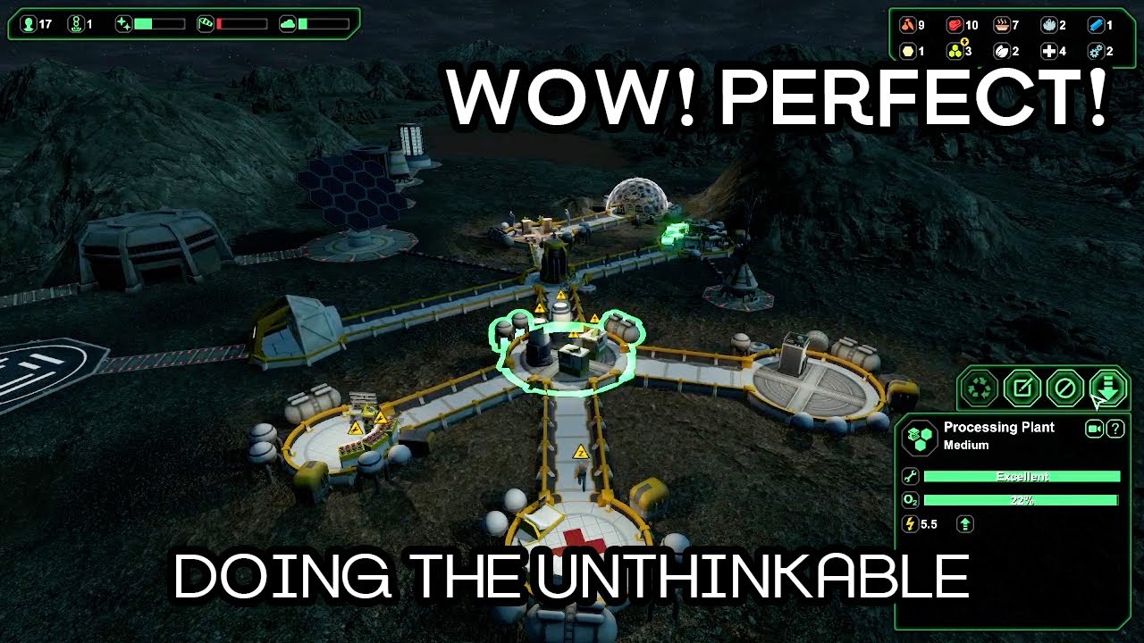 NO POWER BLACKOUTS | Planetbase STORM PLANET QuickStart Tutorial Part 1 - YouTube