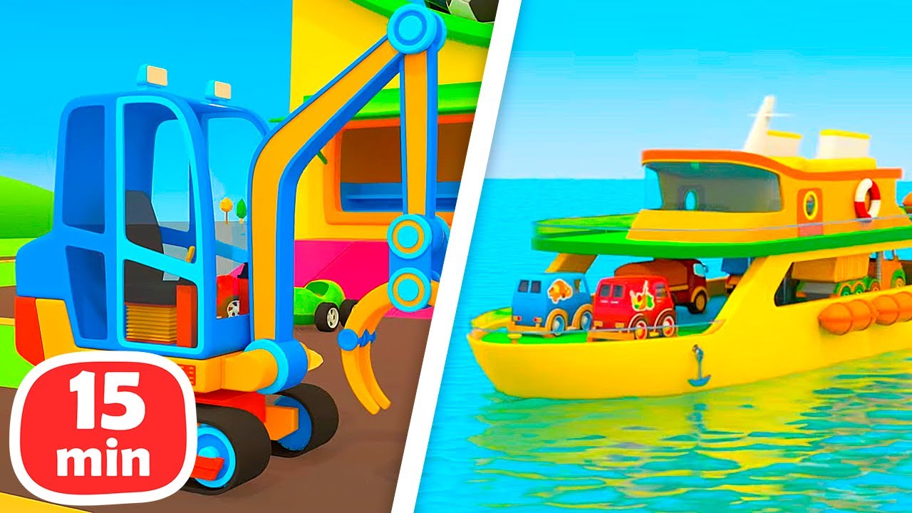 Die Helfer Autos Kompilation - Zeichentrick für Kinder. 3 Folgen am ...