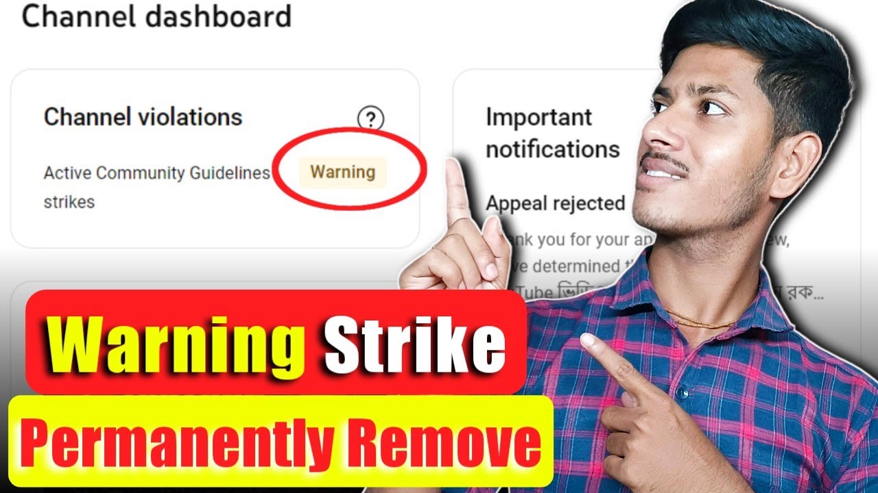 How To Remove Warning Strike | Warning Strike Kaise Hataye | Remove ...