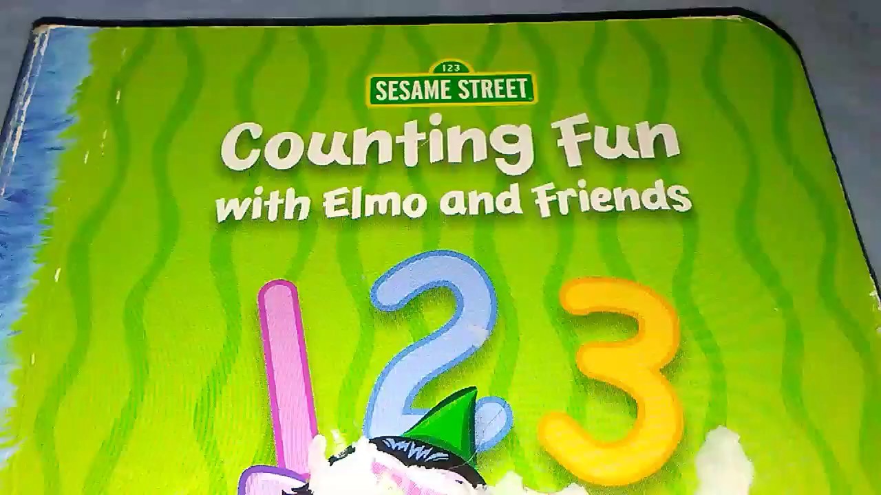 Counting Fun with Elmo and Friends Sesame Street read along story book ...