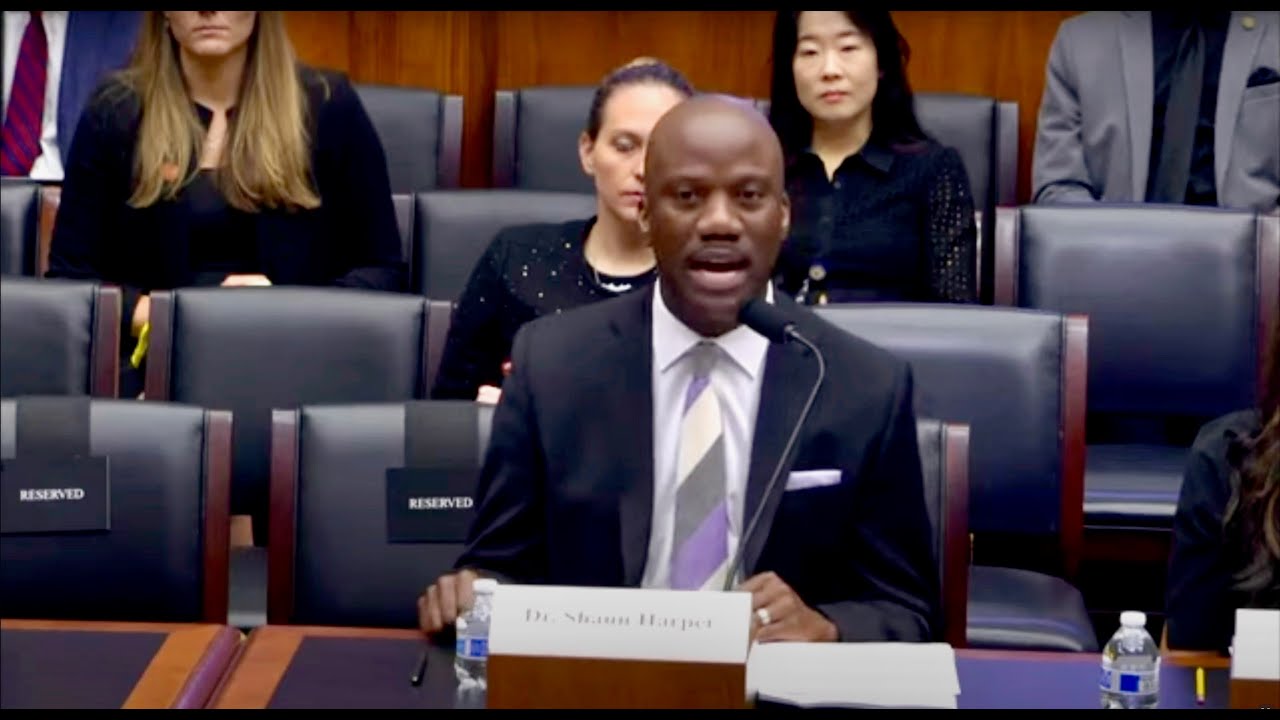 Shaun Harper U.S. House of Representatives Testimony May 2025 - YouTube