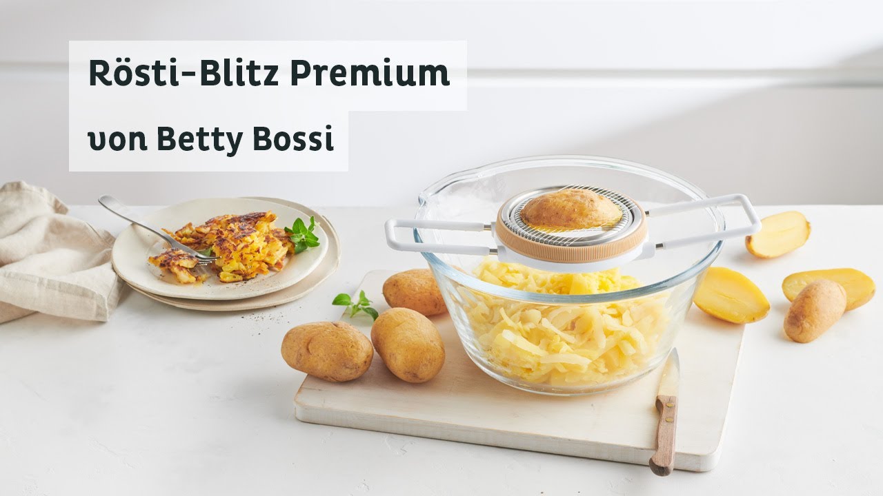 Rösti-Blitz Premium - Produkt von Betty Bossi - YouTube