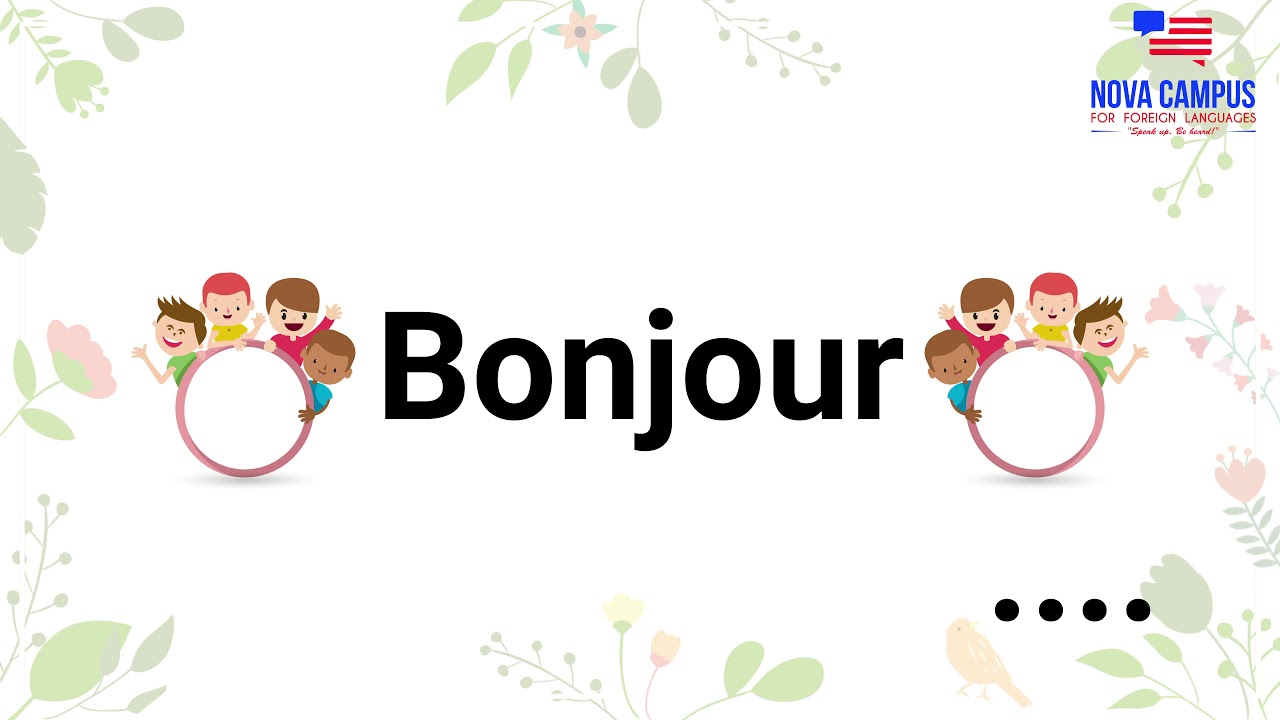 'Bonjour' pronunciation and detailed use (through Hinglish) for French ...