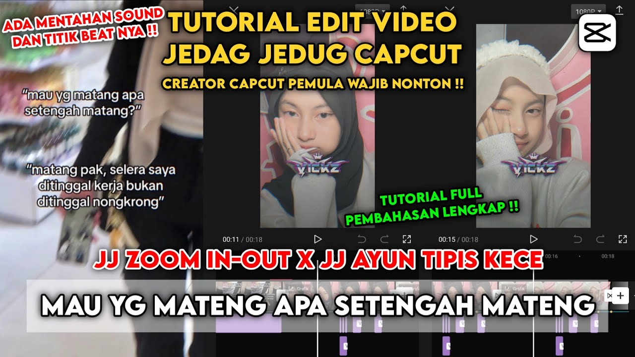 Tutorial Edit Jedag Jedug Capcut MAU YG MATENG APA SETENGAH MATENG || Tutorial Capcut #167 - YouTube