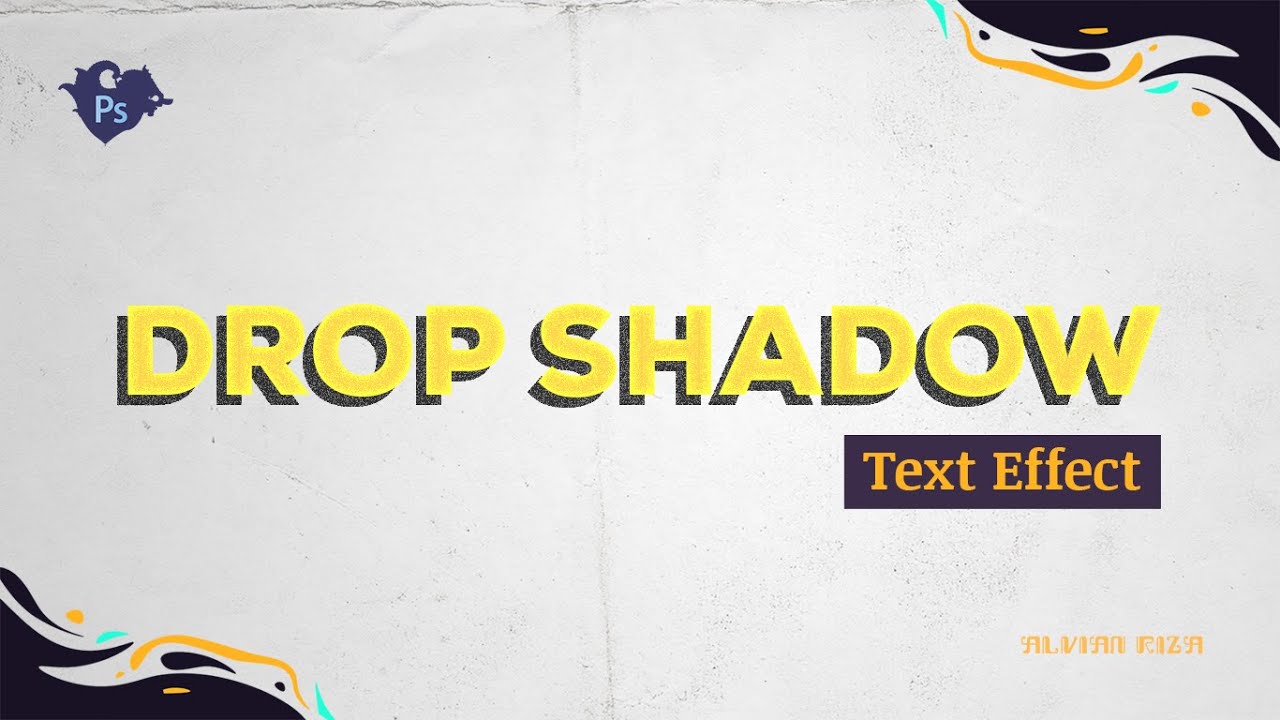 trik mudah menambahkan efek bayangan (drop shadow) pada teks di adobe ...