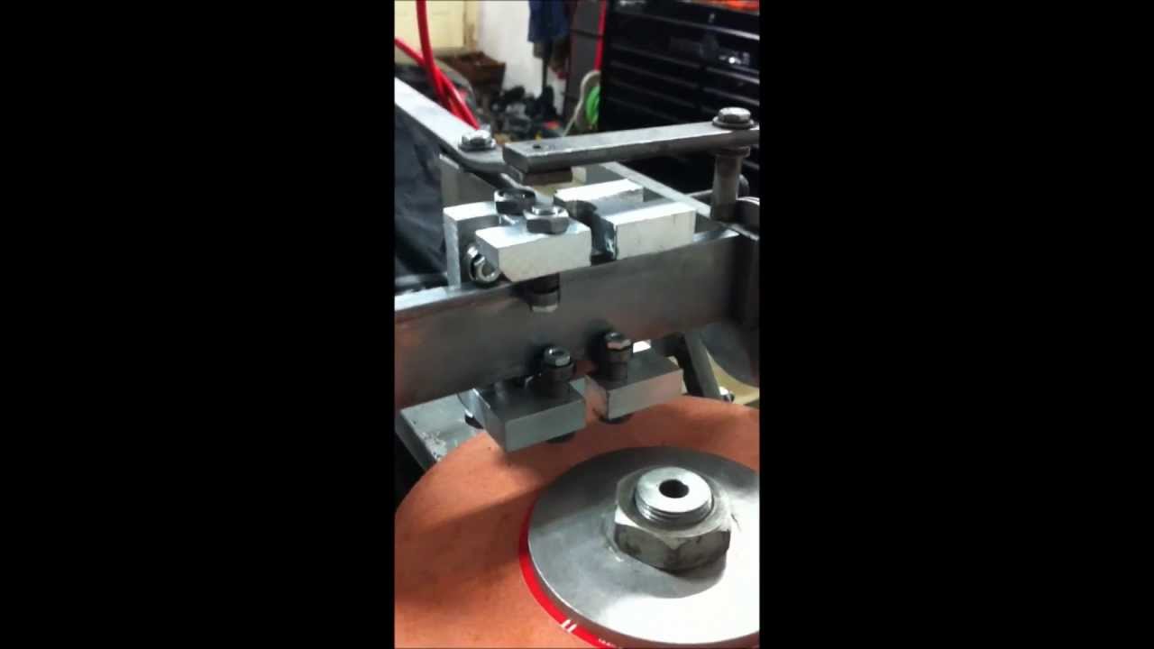New slide block for Silvey Razursharp II grinder - YouTube