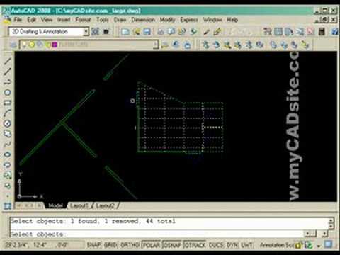AutoCAD 2008 tutorial - Align command - YouTube