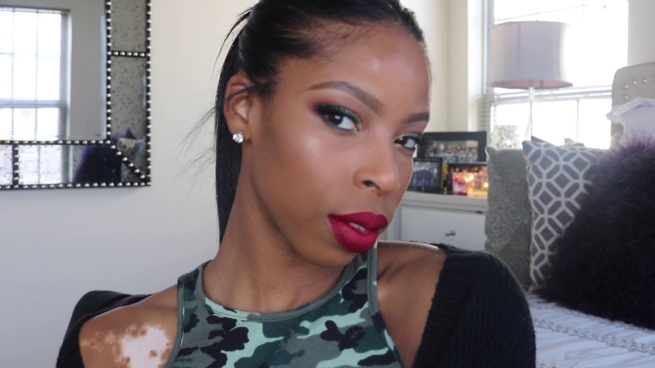 A Christmas Slay Makeup Look - YouTube