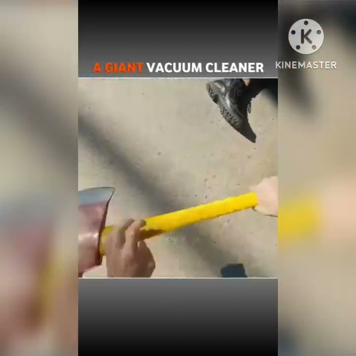 A Giant Vacuum Cleaner in Action - YouTube