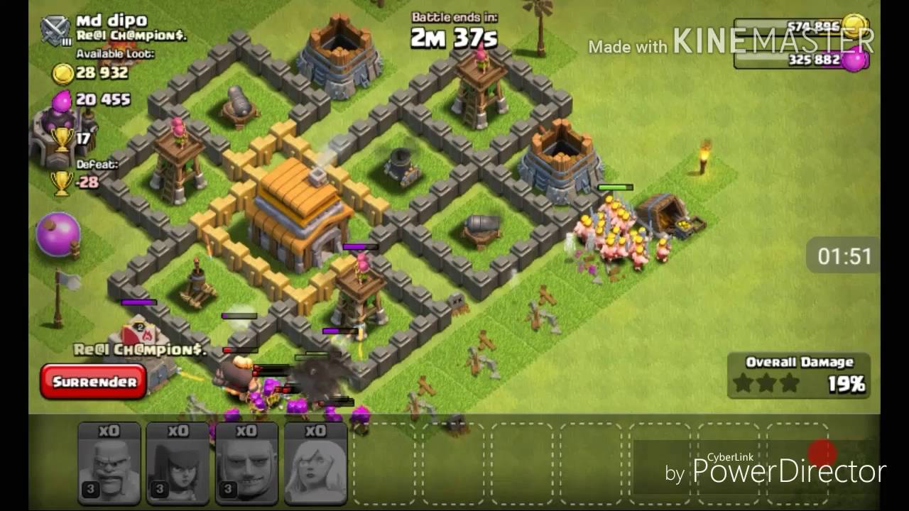Clash of Clans -RIP Healers - YouTube