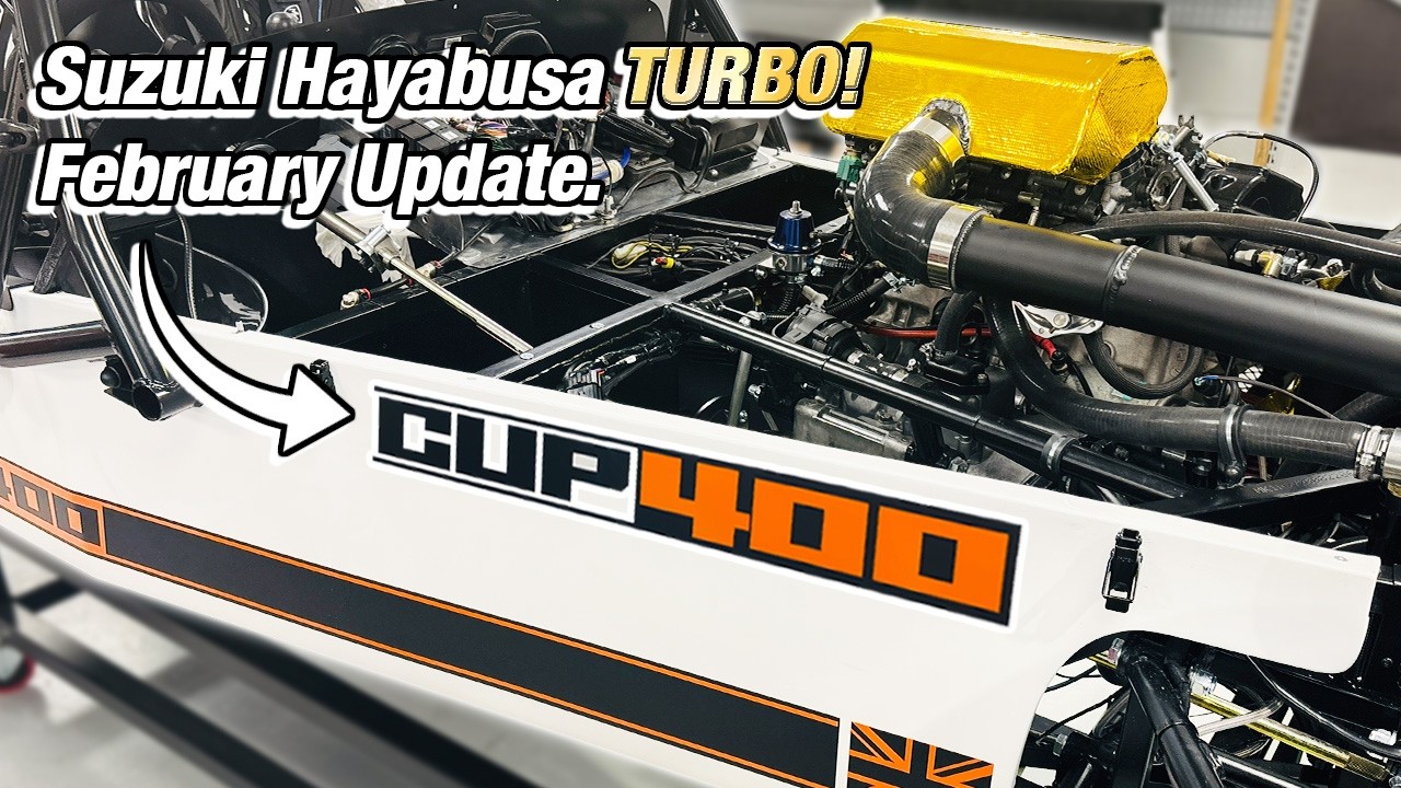 MK CUP 400 - 400bhp Suzuki Hayabusa TURBO - February Update! - YouTube