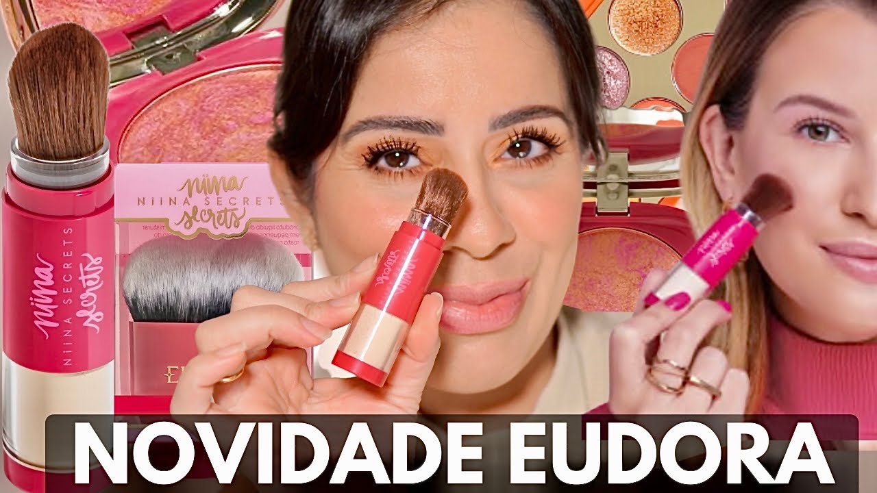 ÚLTIMAS NOVIDADES EUDORA Linha NIINA SECRETS | PÓ SOLTO , PINCEL ...