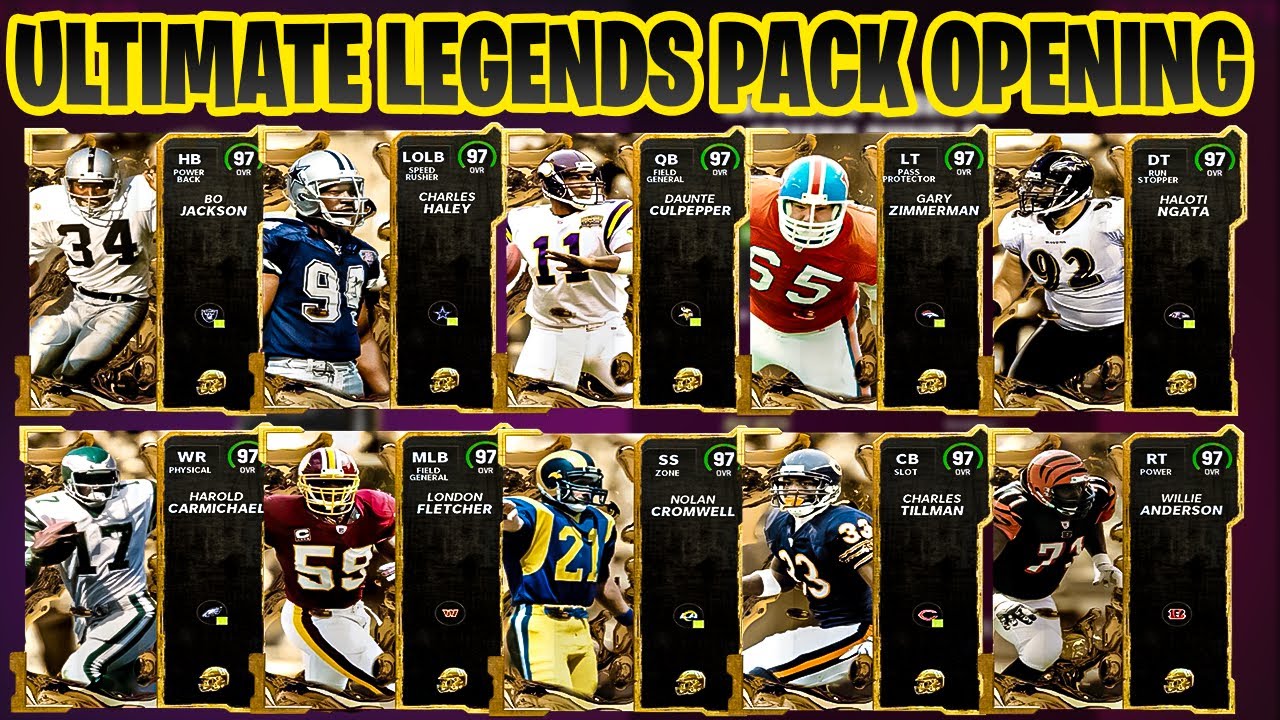 WHAT DO ULTIMATE LEGEND PACKS LOOK LIKE IN #madden23??? - YouTube