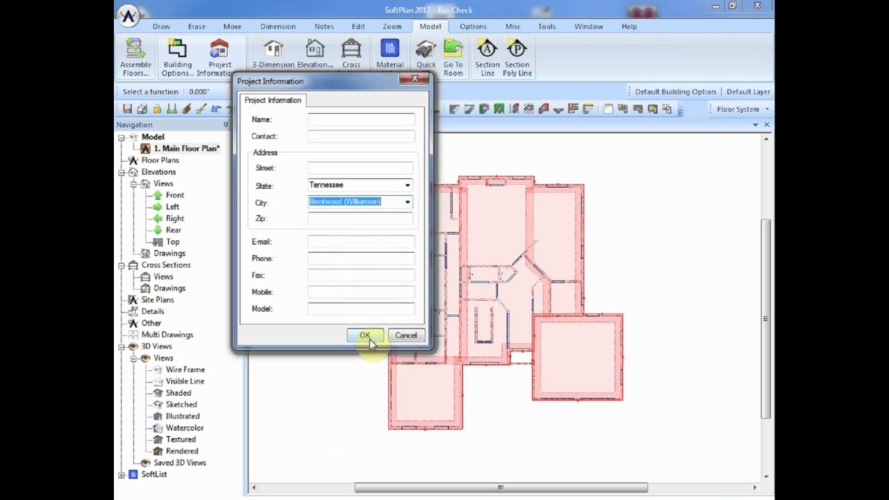 SoftPlan:Export to REScheck - YouTube