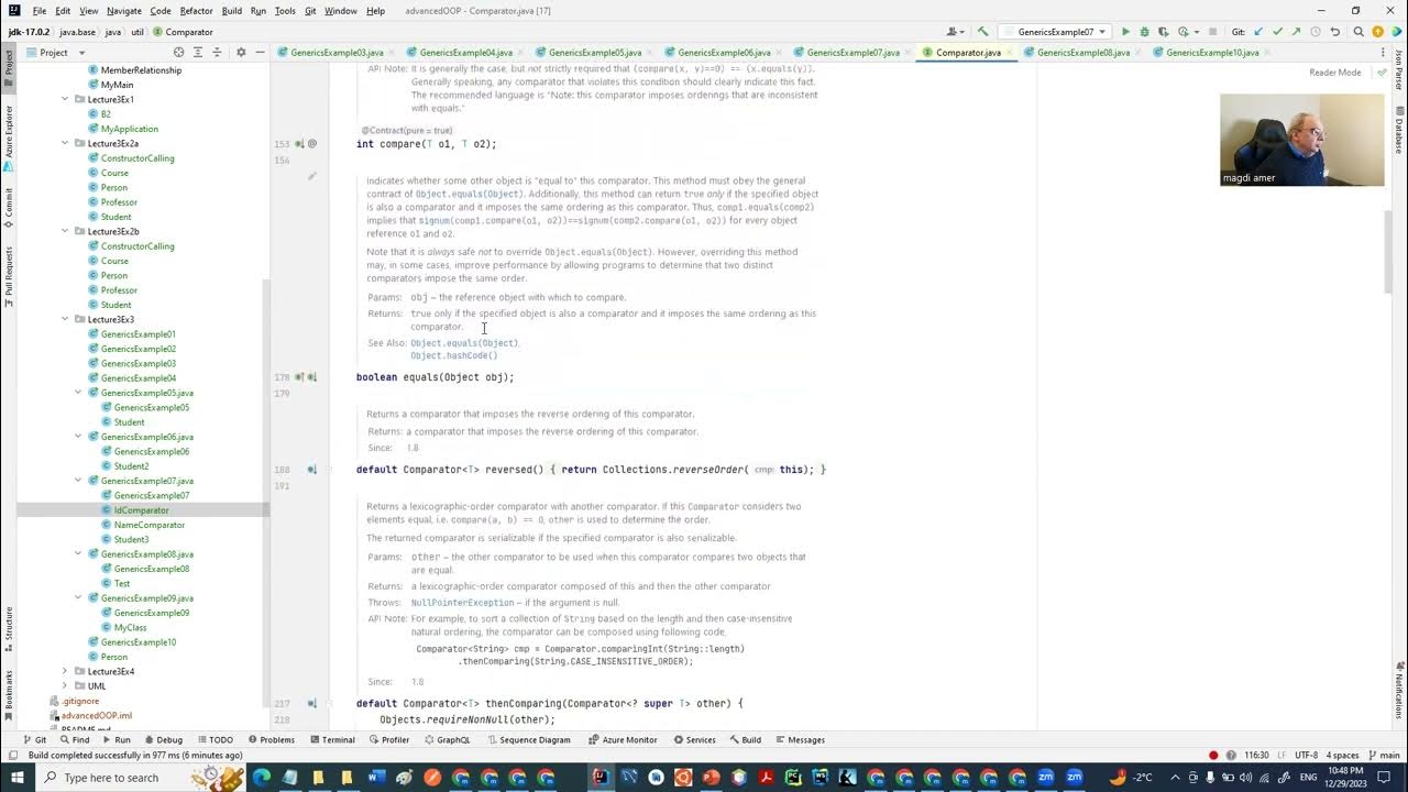 Advanced OOP with Java in Arabic| Lecture 3 Part 7 | تعليم لغة الجافا و االتصميم المستوى المتقدم ...
