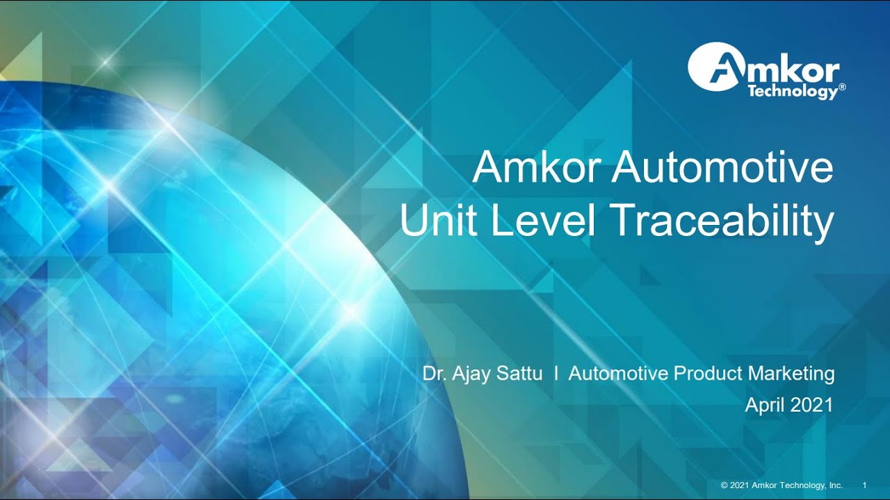 Automotive Semiconductor Unit Level Traceability (ULT) - YouTube