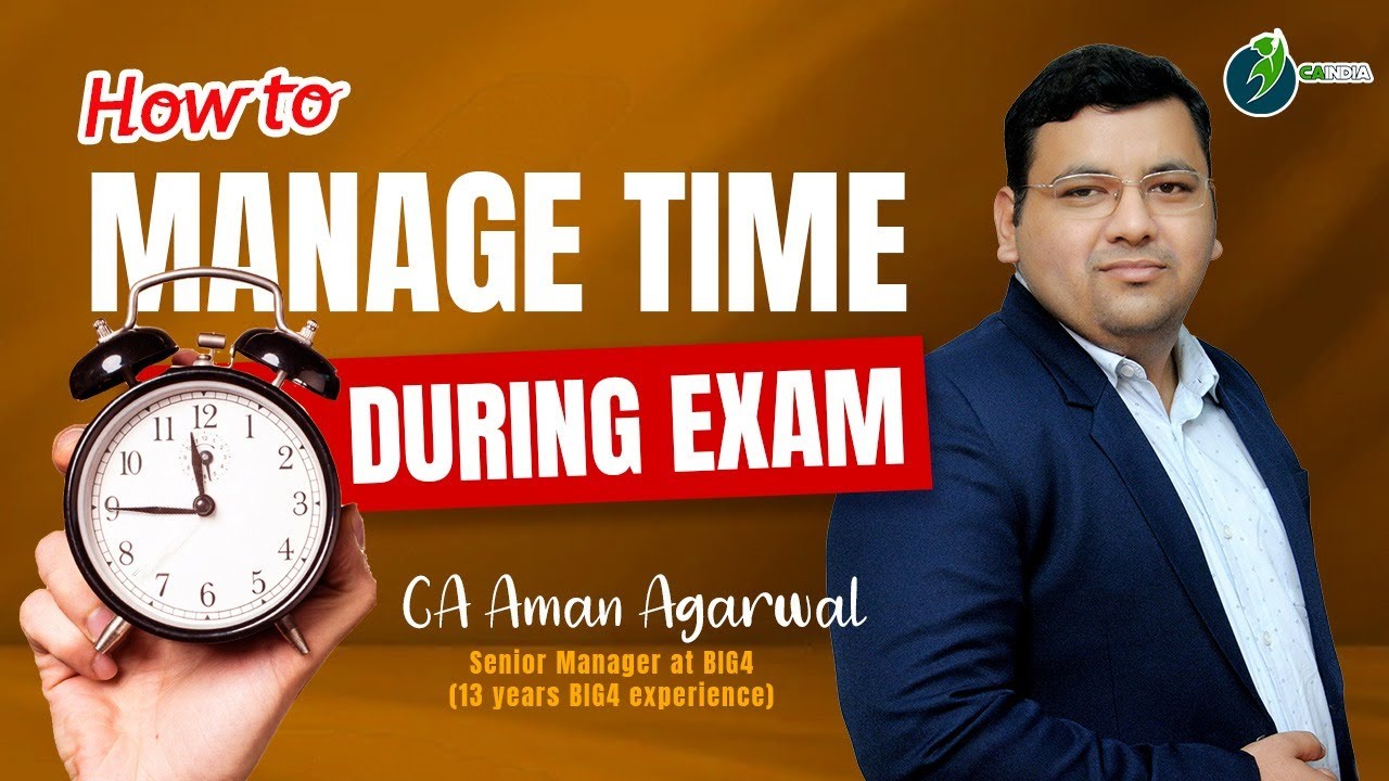 Time management during exams | Cost & FM | Complete Guidance by CA Aman Agawal - YouTube