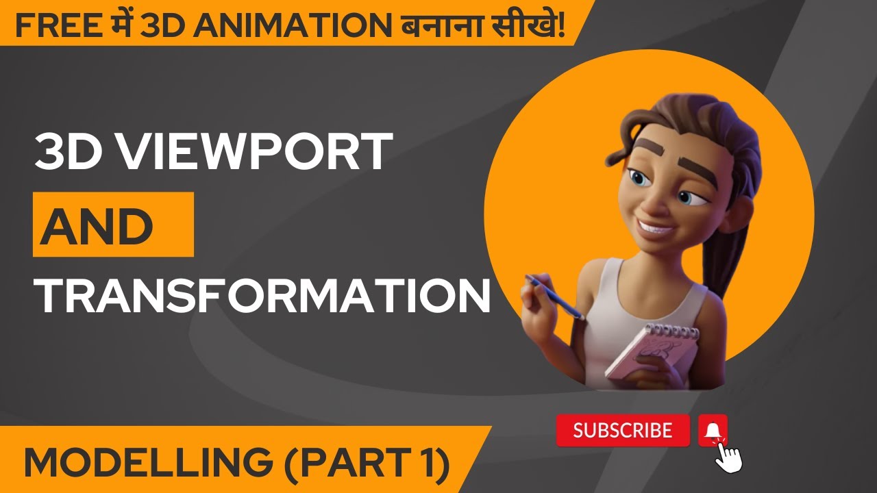Blender Modelling Part 1 ।। 3D Viewport and Object Transformation in ...
