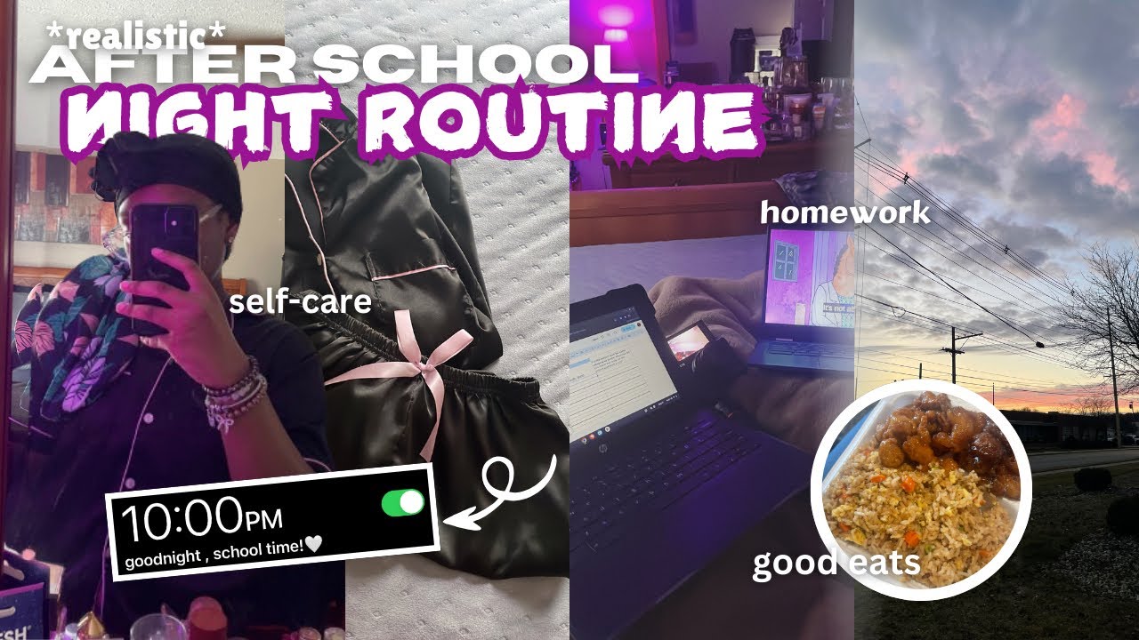 AFTER SCHOOL NIGHT ROUTINE as a middle schooler☆ *realistic* - YouTube