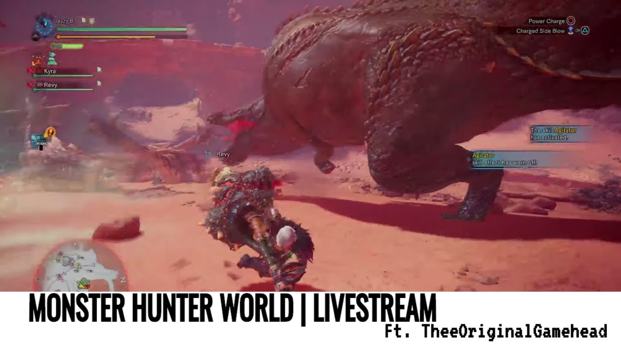 MONSTER HUNTER WORLD LIVESTREAM Fights - Ft. TheeOriginalGameHead ...