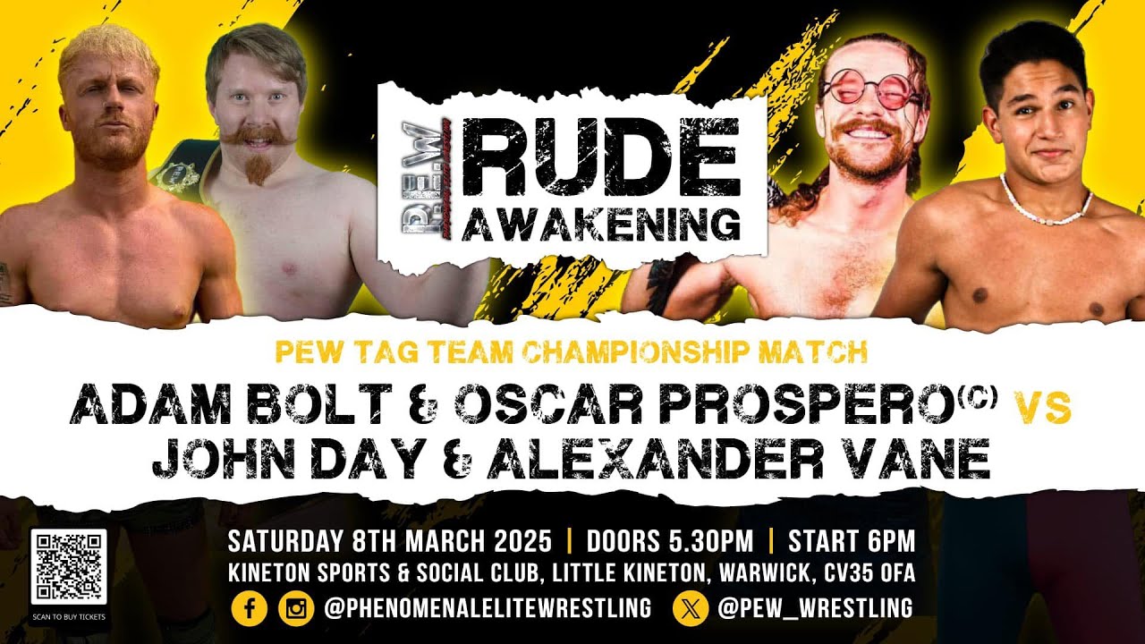 FULL MATCH: Adam Bolt & Oscar Prospero Vs Flawless Sauce- Tag Team Championship- Rude Awakening ...