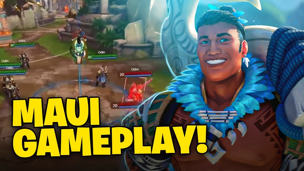 SMITE - MAUI GAMEPLAY! - YouTube