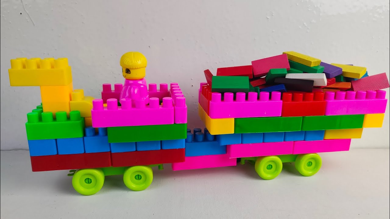 ( TOYS ASMR ) How to Make a Tractor From Lego Blocks Easy SATISFYING ...