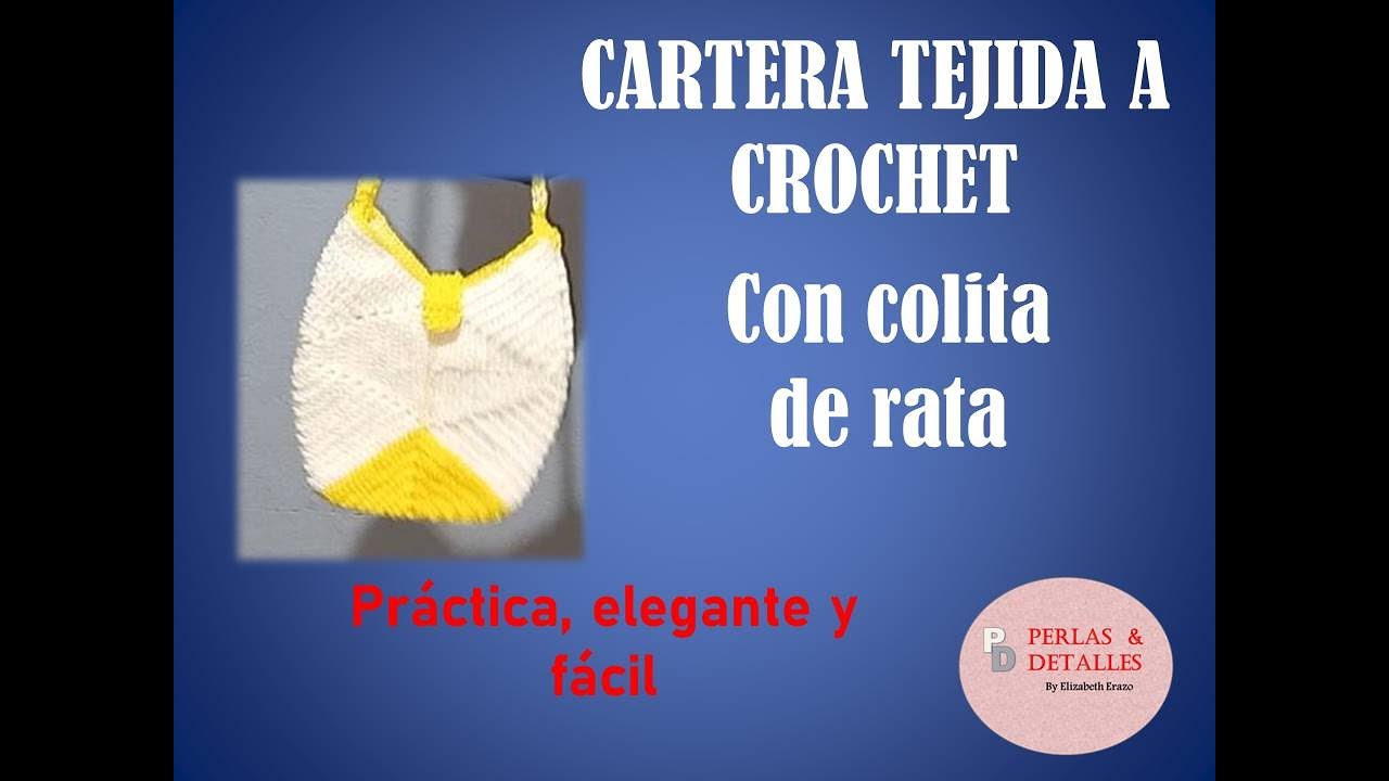Cartera con colita de rata - YouTube