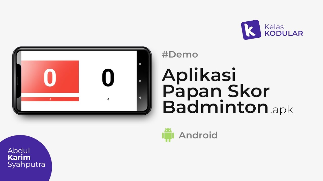 Aplikasi Papan Skor Badminton - Demo - YouTube