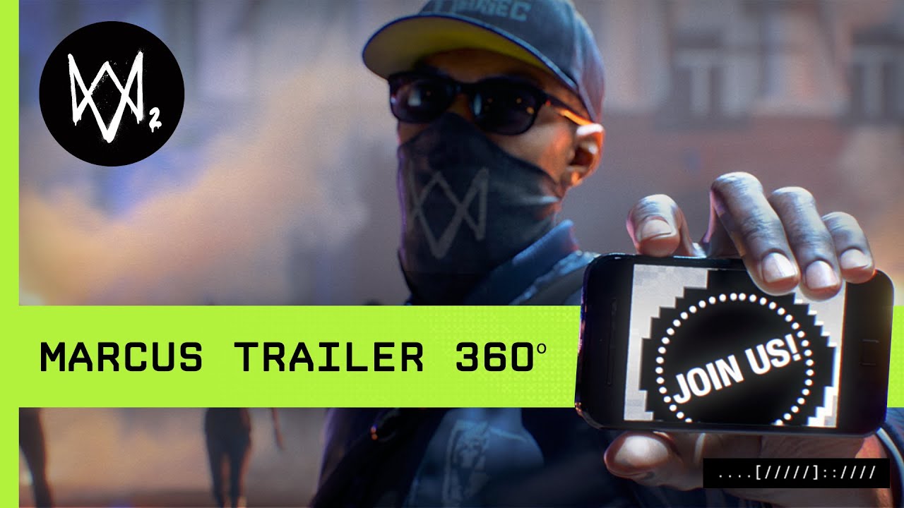 Watch Dogs 2 - Marcus 360º - YouTube