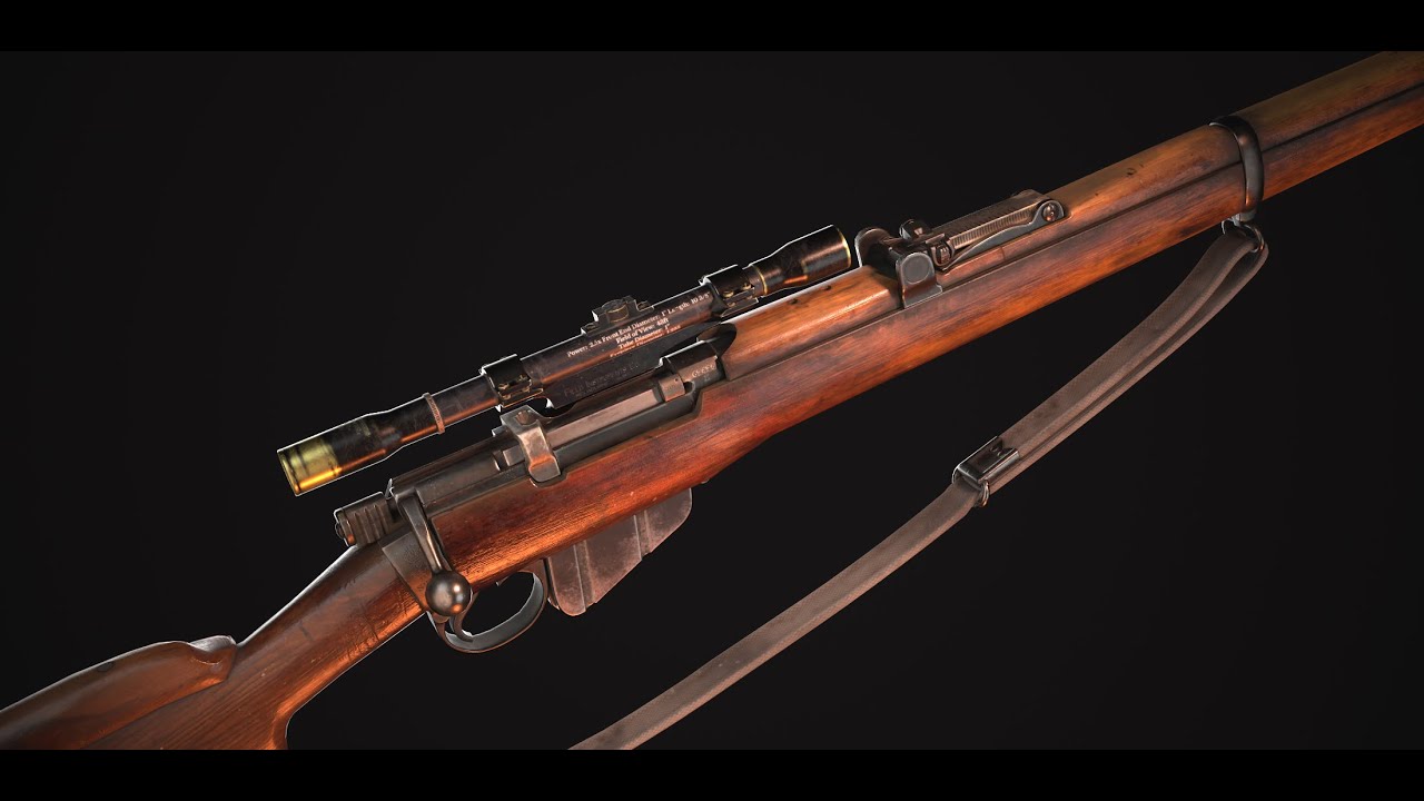 Lee–Enfield SMLE MK1 Substance Painter - YouTube