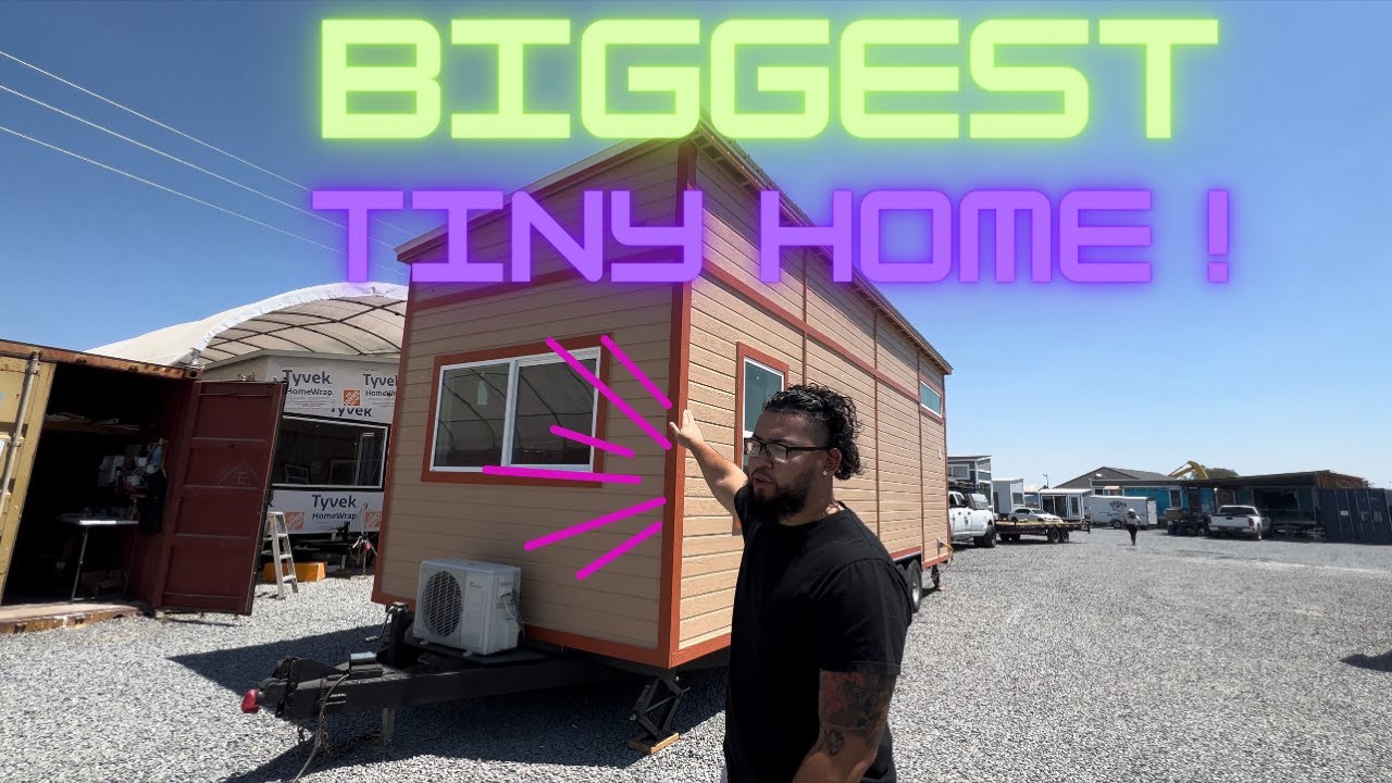 Discover our biggest model 30x10ft Tiny Home with a secret room. - YouTube
